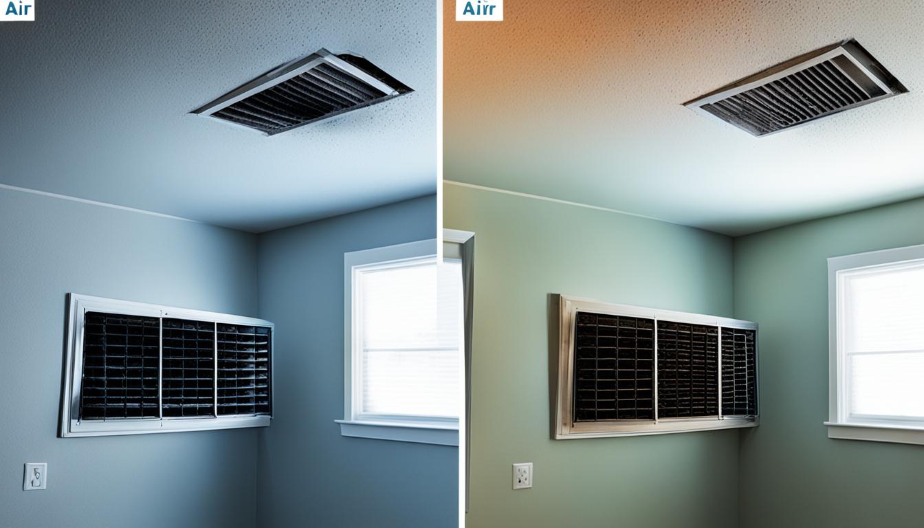 How does vent cleaning impact indoor air quality?