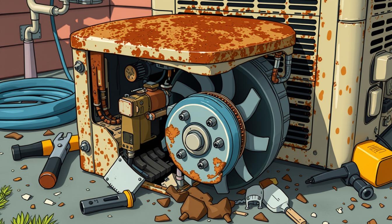 What is the most common problem in an AC unit?