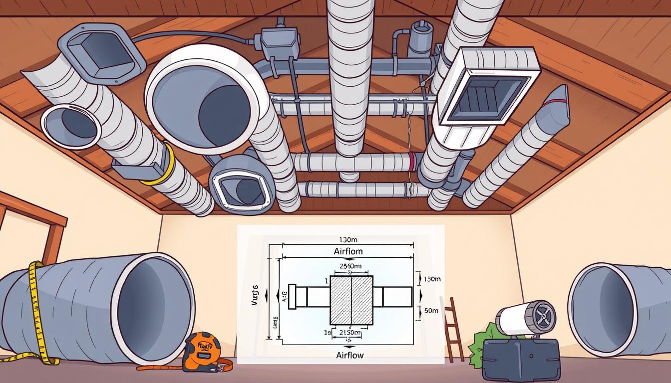 How do you quickly evaluate a residential HVAC duct layout?