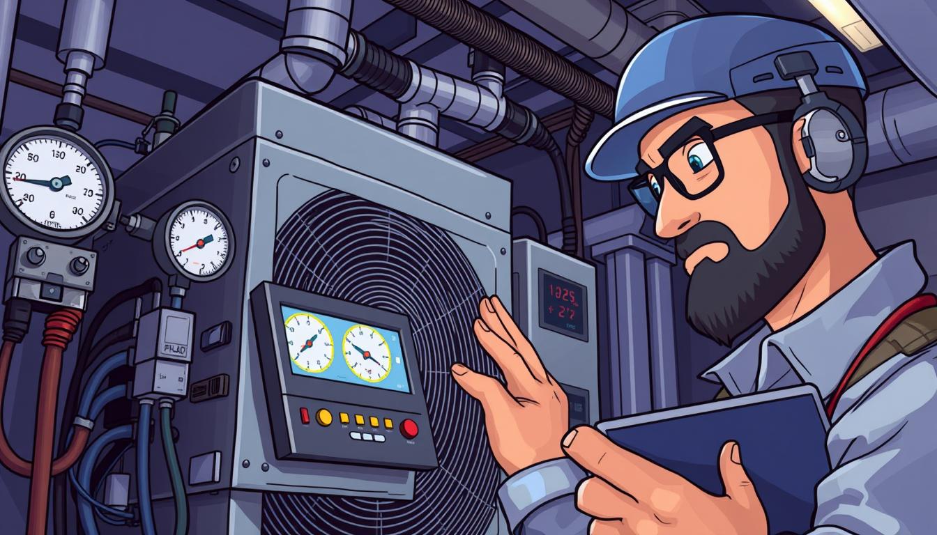 What is a diagnostic test in HVAC?